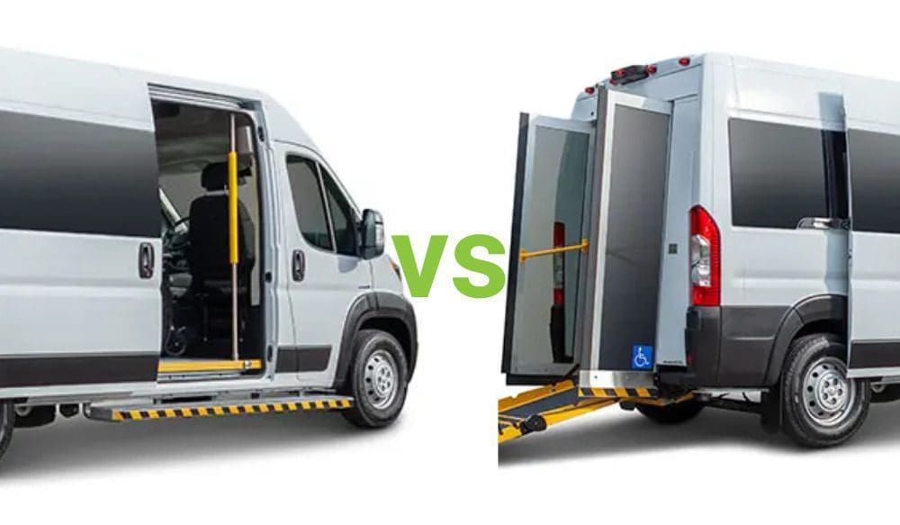 Rear Entry vs. Side Entry Full Size Wheelchair Vans (Pros & Cons)